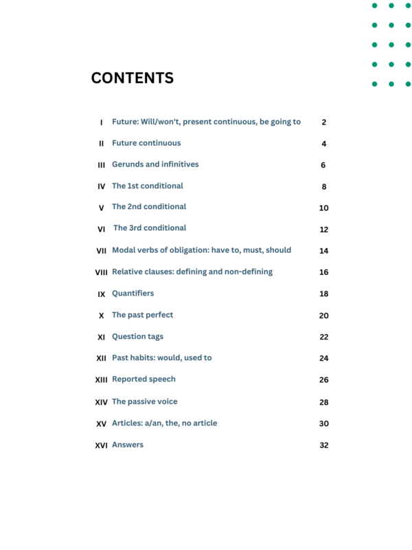 English grammar workbook – Level A1 (beginner) – pdf download (FREE ...
