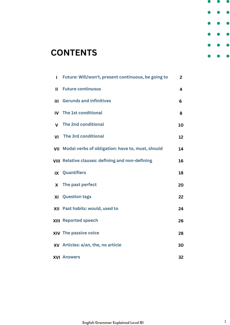 English grammar workbook – Level B1 (intermediate) – pdf download ...