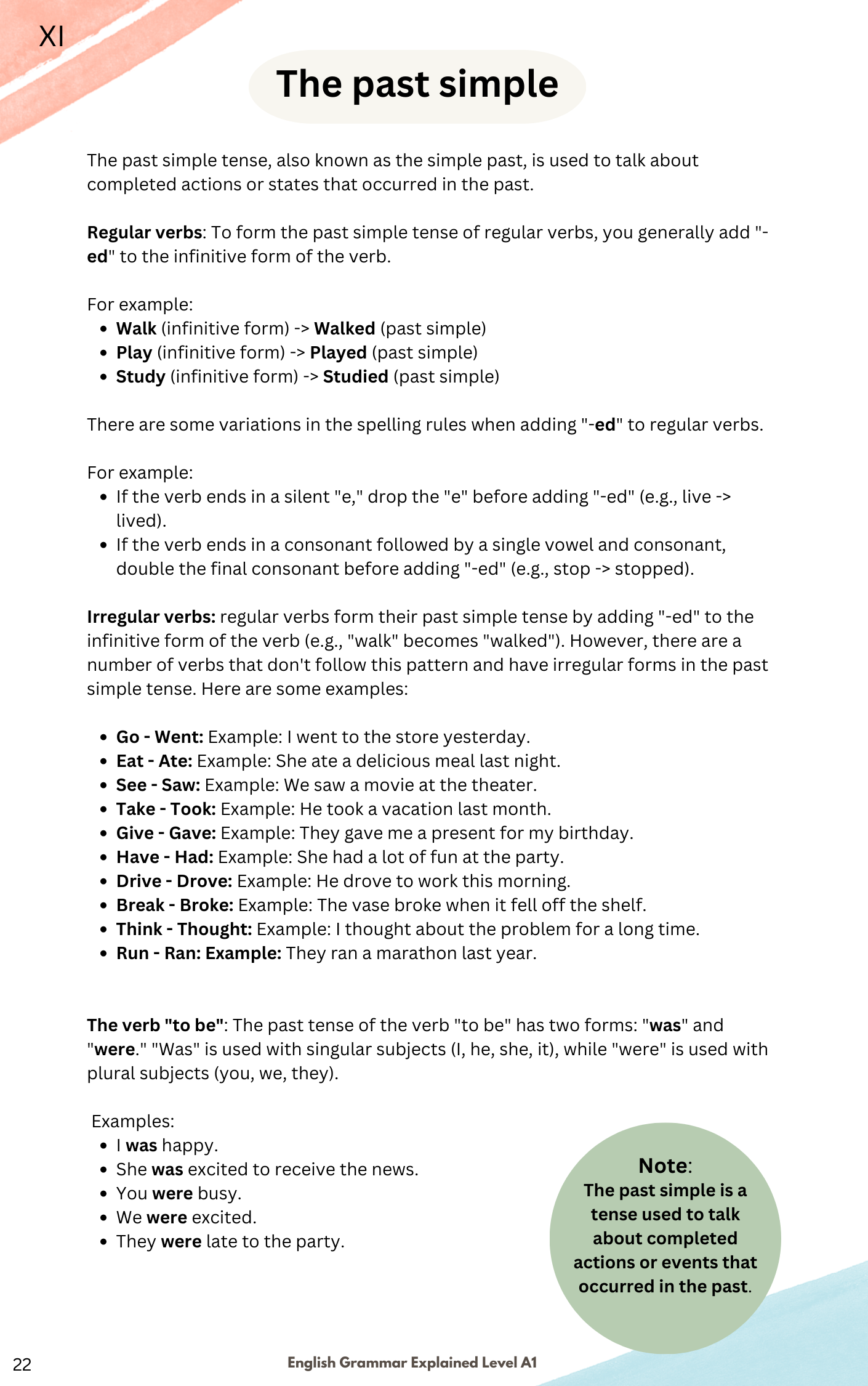 English grammar workbook – Level A1 (beginner) – pdf download (FREE ...